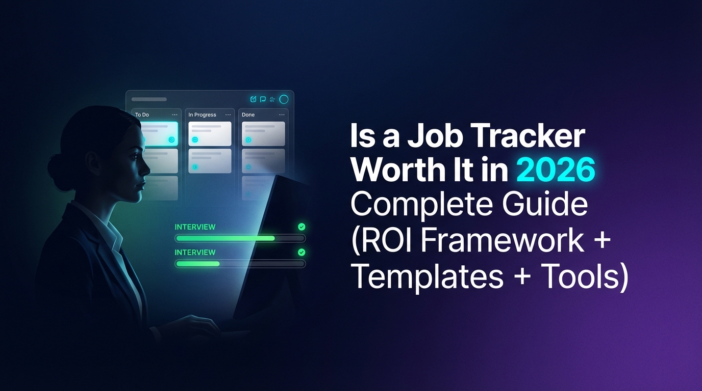 Is a Job Tracker Worth It in 2026? Complete Guide (ROI Framework ...
